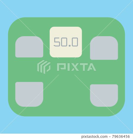Simple and cute scale illustration - Stock Illustration [79636456] - PIXTA