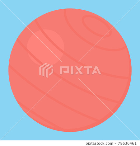 Simple and cute balance ball illustration - Stock Illustration ...