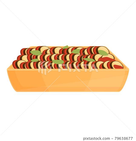 Cutted vegetables icon cartoon vector. Cut... - Stock Illustration ...