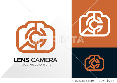 Letter C Lens Camera Logo Design, Brand...-插圖素材 [79641948] - PIXTA圖庫