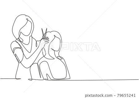 Continuous one line drawing Going for change of... - Stock Illustration ...