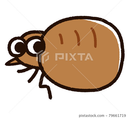 Cute flea character - Stock Illustration [79661719] - PIXTA