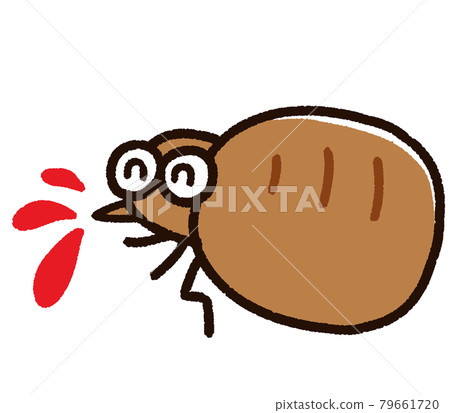 Cute flea character - Stock Illustration [79661720] - PIXTA