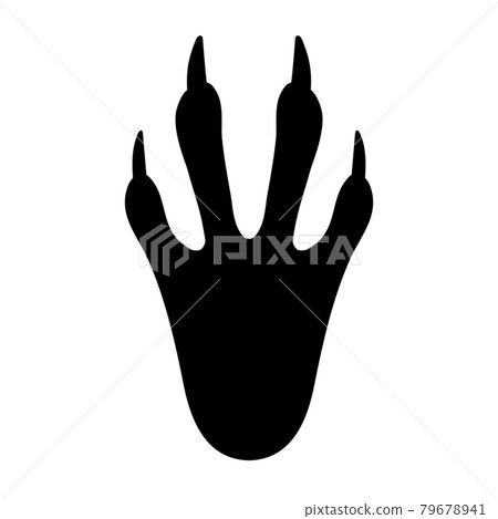 Crocodile footprints - Stock Illustration [79678941] - PIXTA