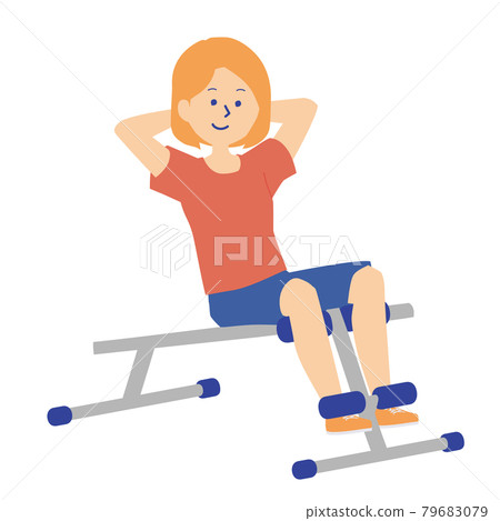 crunches, crunch, crunched - Stock Illustration [79683079] - PIXTA