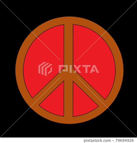 Peace mark - Stock Illustration [79694926] - PIXTA