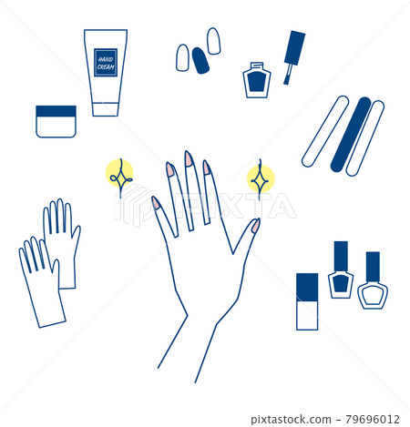 hand, beauty, vector - Stock Illustration [79696012] - PIXTA