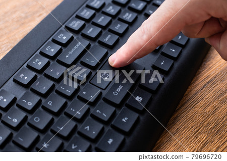 Computer Keyboard Typing Fingers