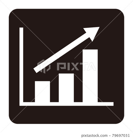 graphing, icon, icons - Stock Illustration [79697031] - PIXTA