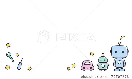 robot, frame, toys - Stock Illustration [79707278] - PIXTA