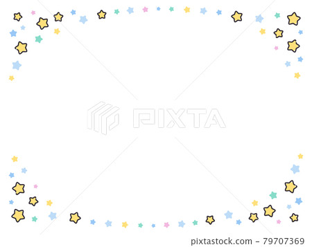 star, frame, vector - Stock Illustration [79707369] - PIXTA