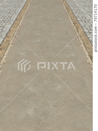 road, straight path, bicycle - Stock Illustration [79714170] - PIXTA