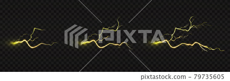 Lightning strike animation, electric discharge - Stock Illustration ...