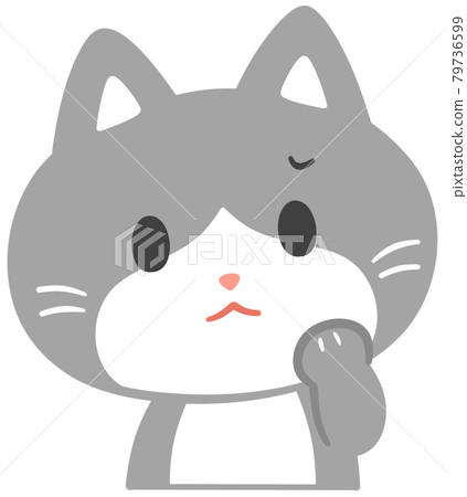 Anxious cat - Stock Illustration [79736599] - PIXTA