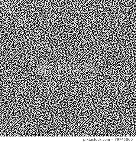 Cyclic Symmetric Multiscale Turing Pattern.... - Stock Illustration ...