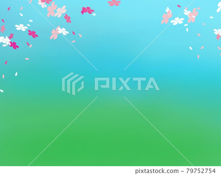 Flower dance background - Stock Illustration [79752754] - PIXTA