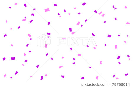 Pink confetti - Stock Illustration [79768014] - PIXTA