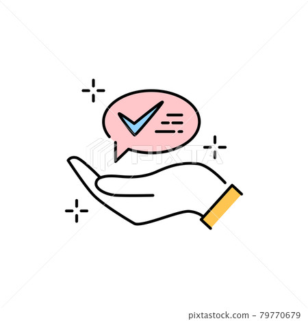 Advice olor line icon. Pictogram for web page,... - Stock Illustration ...
