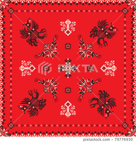 Russian pattern 84 - Stock Illustration [79776930] - PIXTA