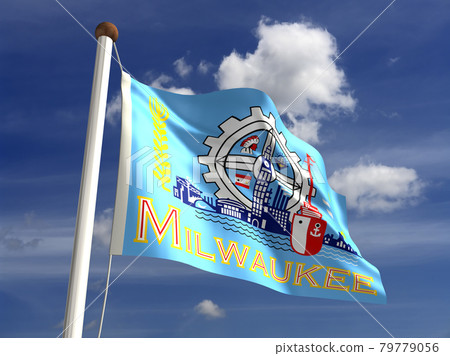 Milwaukee City flag - Stock Illustration [79779056] - PIXTA