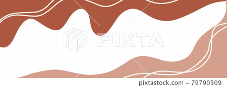 pink and earth tone background, Minimal Design... - Stock Illustration ...