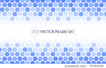 Polka dot frame set - Stock Illustration [79793580] - PIXTA