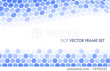 Polka dot frame set - Stock Illustration [79793581] - PIXTA