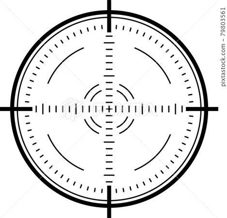 Target scope illustration material - Stock Illustration [79803561] - PIXTA
