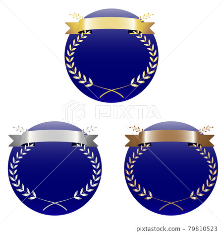 Award ranking blue background - Stock Illustration [79810523] - PIXTA