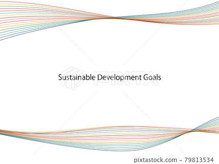 Line abstract frame of SDGs image 1 - Stock Illustration [79813534] - PIXTA