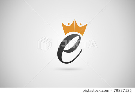 hand written E alphabet letter logo icon.... - Stock Illustration ...