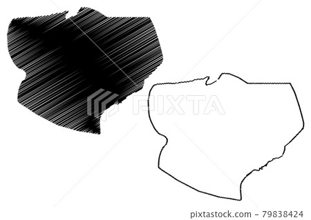 Kasai-Oriental Province map vector.... - Stock Illustration [79838424 ...