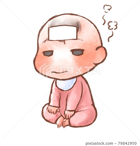 baby, infant, fever - Stock Illustration [79842950] - PIXTA