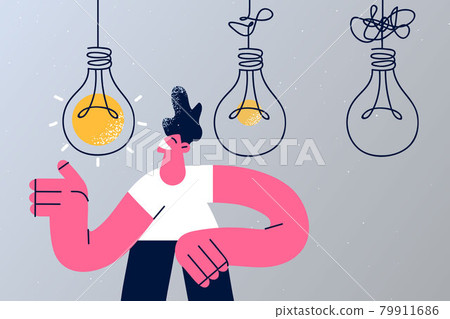 Simplify complex and clear idea concept - Stock Illustration [79911686 ...