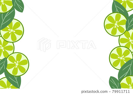 Lime frame rectangle - Stock Illustration [79911711] - PIXTA