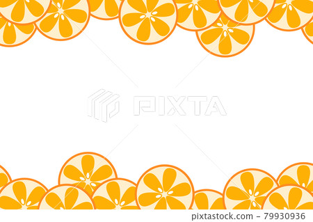 Orange frame 2 rectangle - Stock Illustration [79930936] - PIXTA