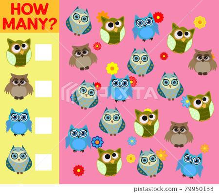 Cartoon Illustration of Educational Counting... - Stock Illustration ...