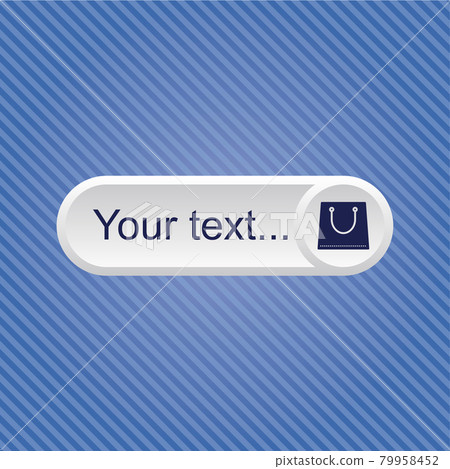 Light gray buy now button with dark blue icon - Stock Illustration ...