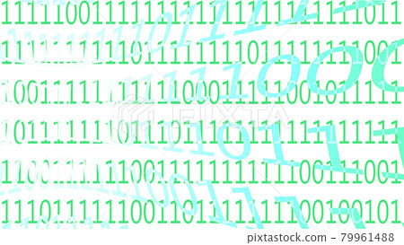 A row of numbers that are distorted and emerge... - Stock Illustration ...