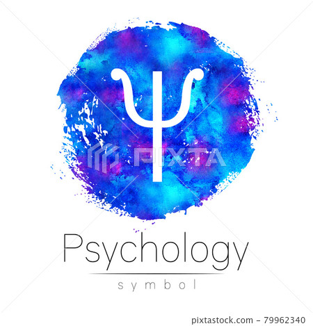 Modern logo of Psychology. Letter Psi. Creative... - Stock Illustration ...