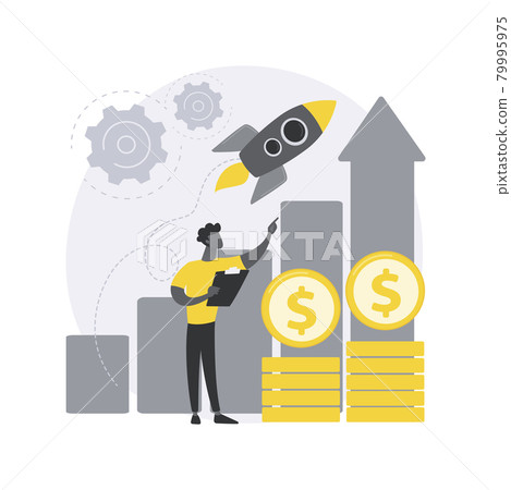 Boost sales abstract concept vector illustration. - Stock Illustration ...