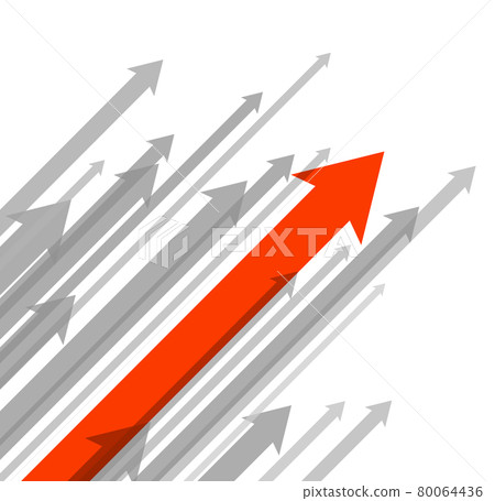 Lots of rising arrows - Stock Illustration [80064436] - PIXTA