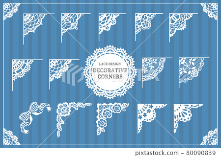 Lace Corner Vector