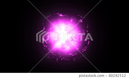 Energy ball ball sphere energy power CG... - Stock Illustration ...