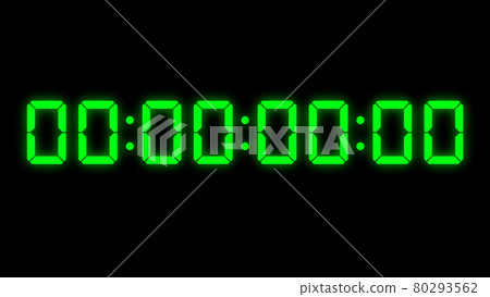 timepiece, watch, digit - Stock Illustration [80293562] - PIXTA