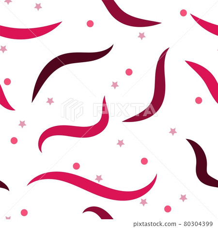 Seamless pattern of pink dots and lines on a... - Stock Illustration ...