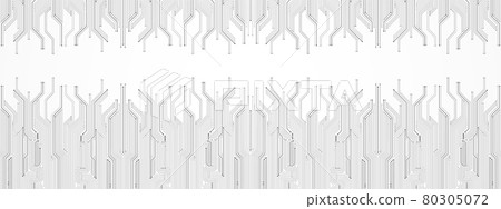 Abstract Technology Background, grey circuit... - Stock Illustration ...