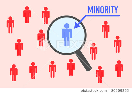 Majority and minority vector illustrations - Stock Illustration ...