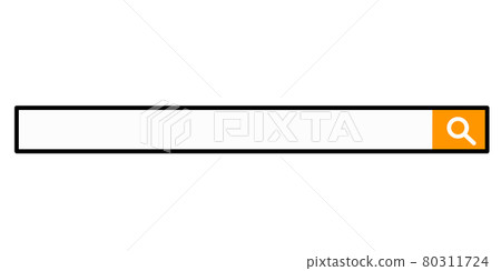 Orange square search engine - Stock Illustration [80311724] - PIXTA