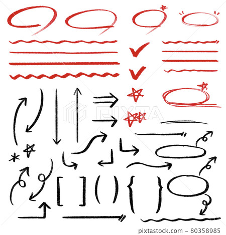 arrow, parenthesis, asterisk - Stock Illustration [80358985] - PIXTA